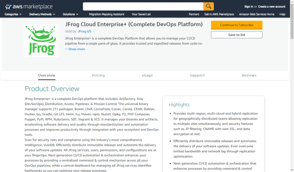 让DevSecOps在AWS上规模化运行| JFrog Enterprise+ - 2022年世界杯赛程时间表